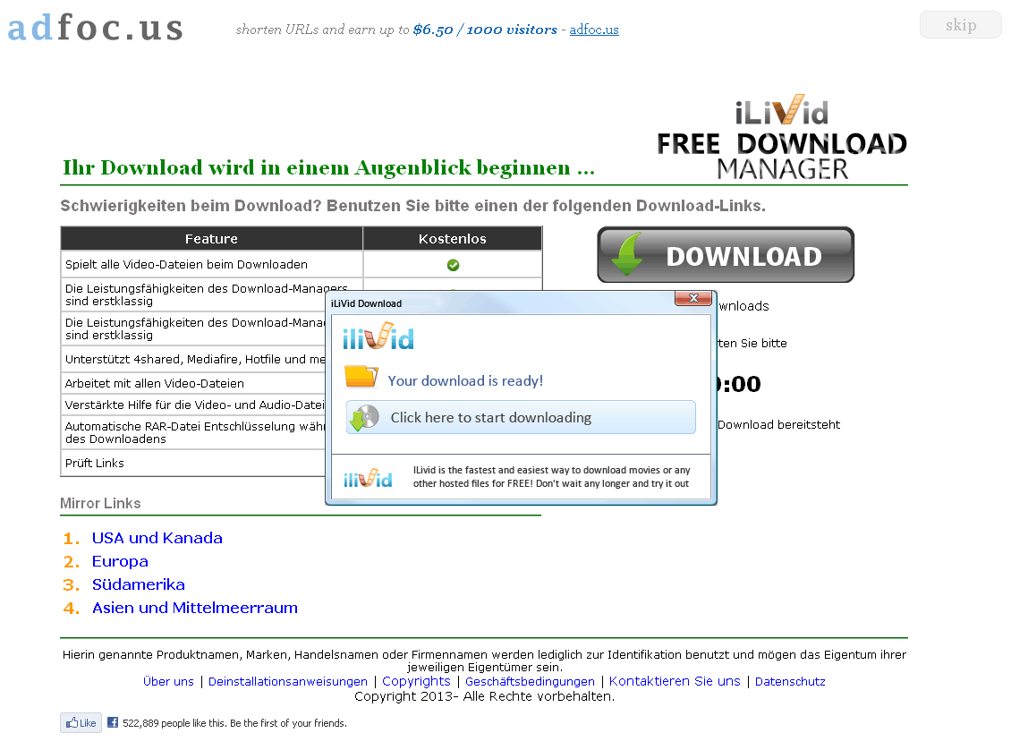 Adfoc.us - Anbieterinformationen und Erfahrungen auf VermarkterCheck.de